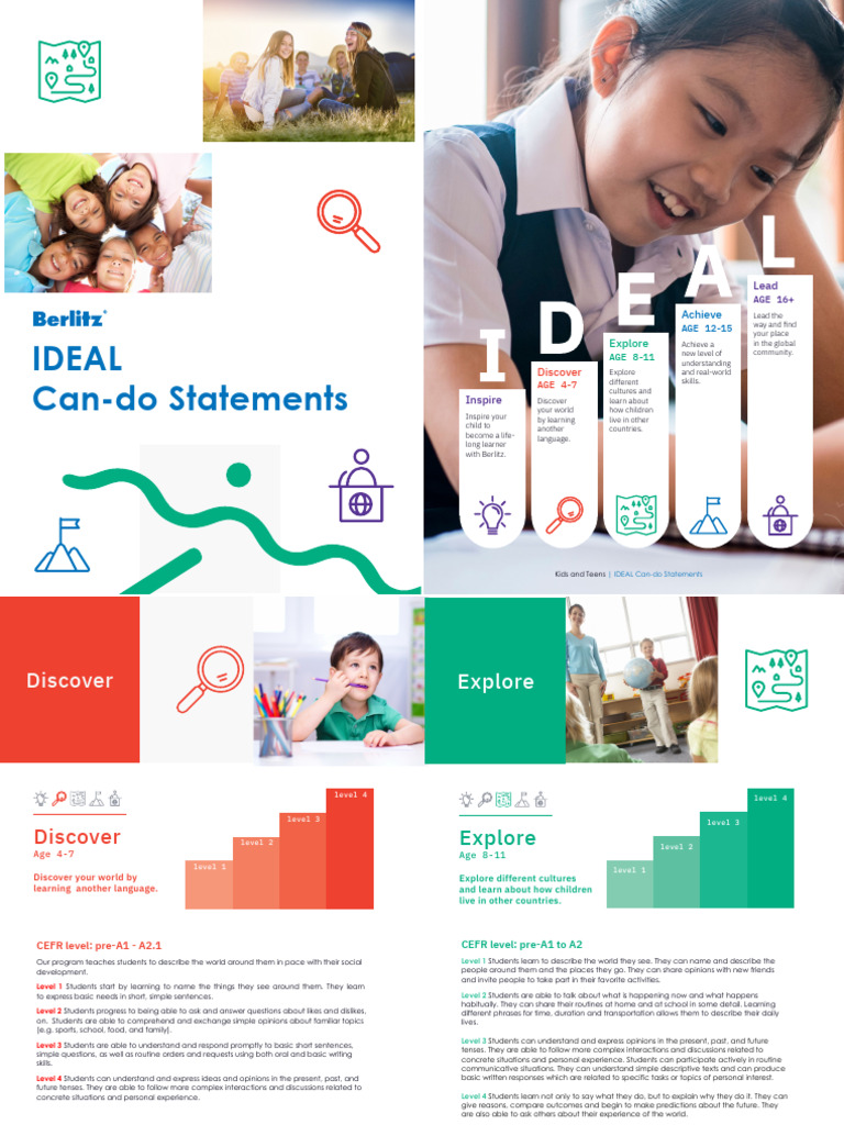 IDEAL Can-Do Statements | PDF | Narrative | Conversation