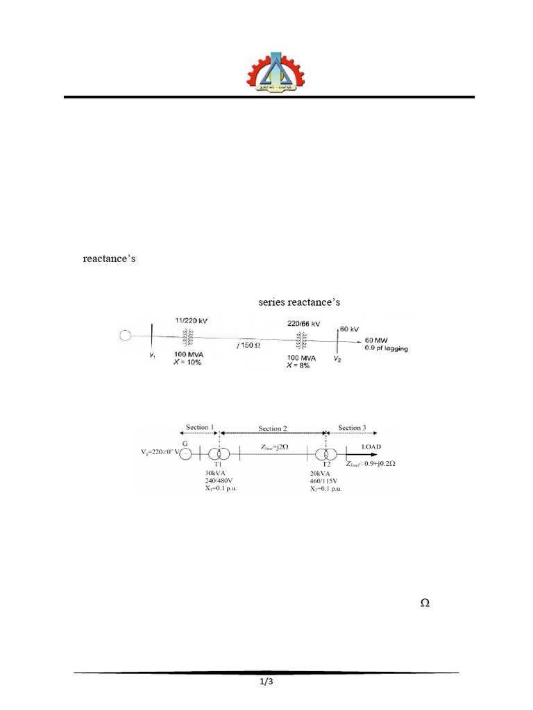 Power System Engineering Exercises | PDF | Transformer | Electric Power ...