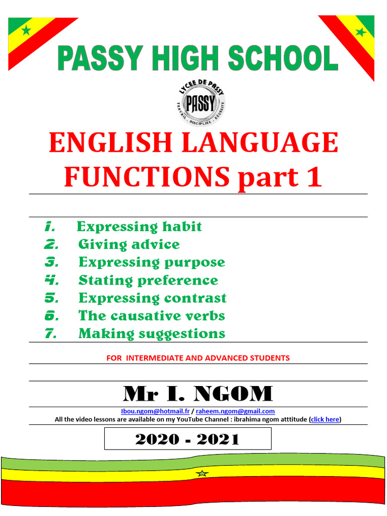 Teaching English Functions Effectively | PDF | Adjective | Verb