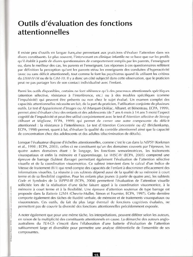 Manuel TEA-Ch Page 16 À 21 | PDF