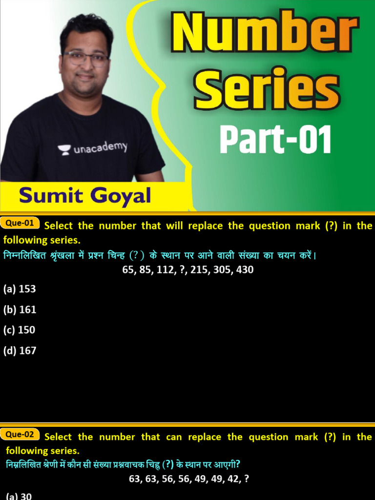 Number Series - 01 1642790313914 | PDF