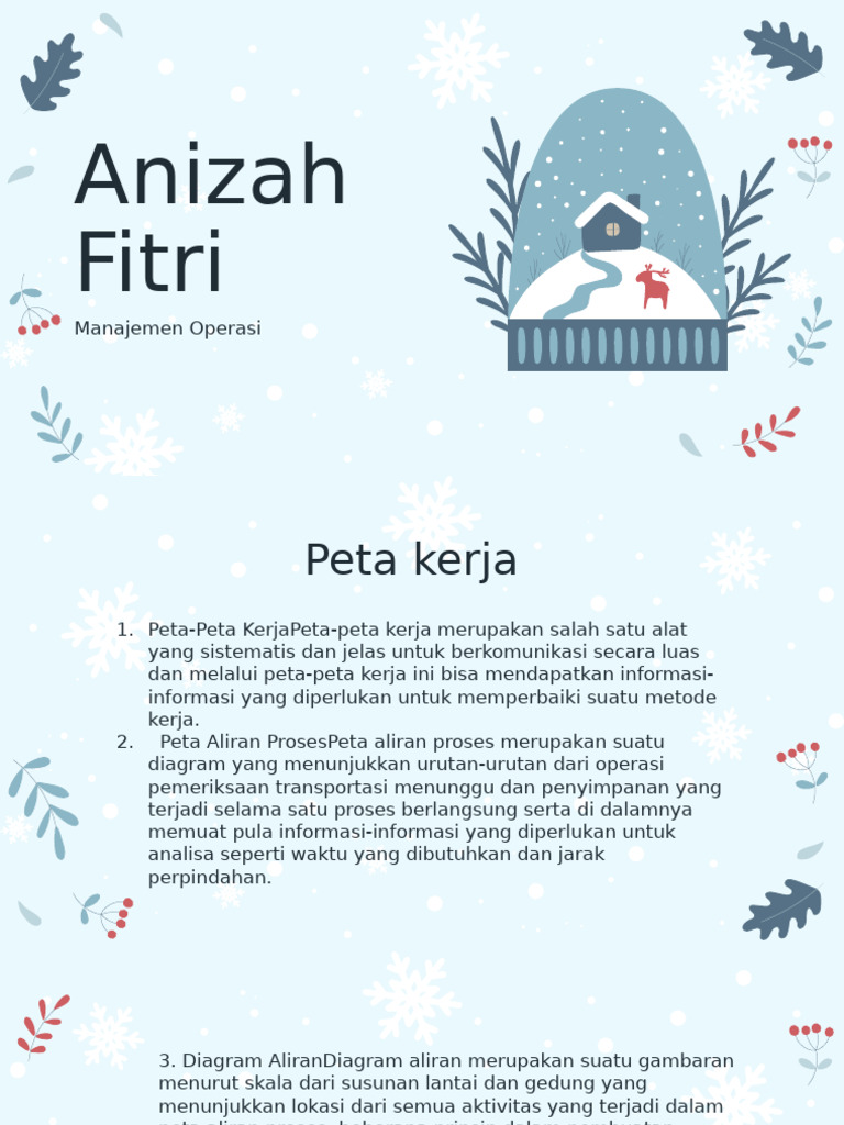 ppt anizah peta² kerja dan just in time | PDF