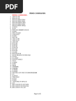 E3d Command List | PDF