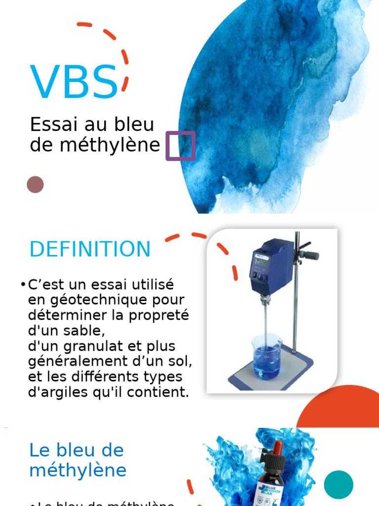Essai VBS au bleu de méthylène | PDF | Matériaux