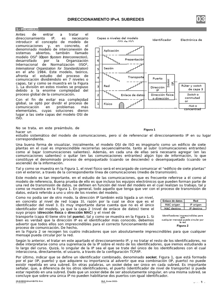 03-Direccionamiento Ipv4 Subredes | PDF | Dirección IP | Protocolos de internet