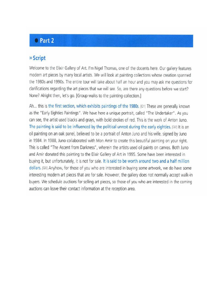 Transcript Type 1 . Part 2 | PDF