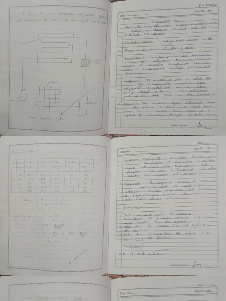 RAC Practical File 7th Sem | PDF