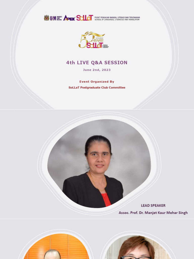 Special Live Q A Session Pdf
