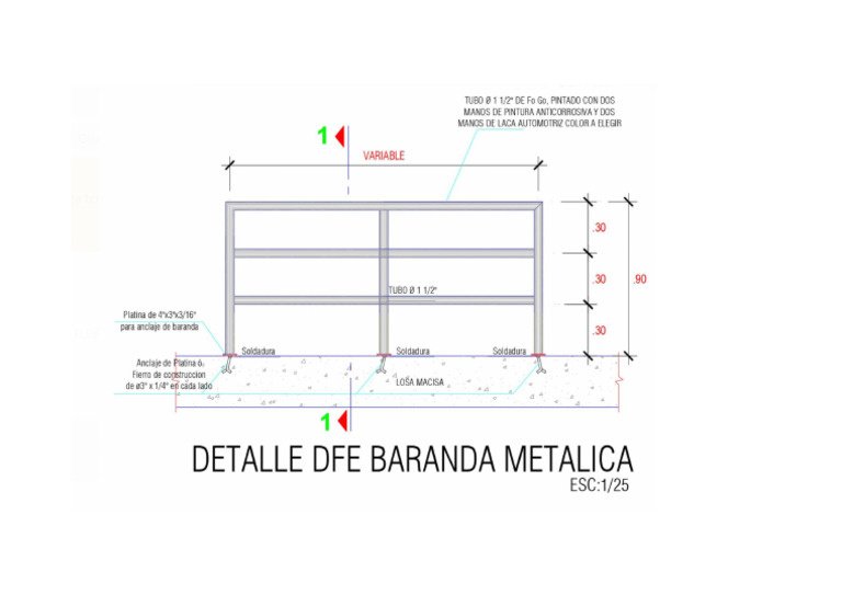 Detalle Baranda | PDF