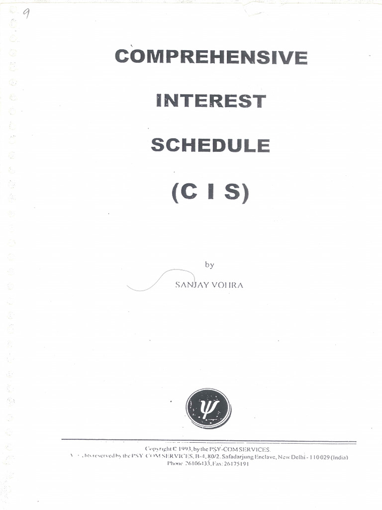 CIS Manual | PDF