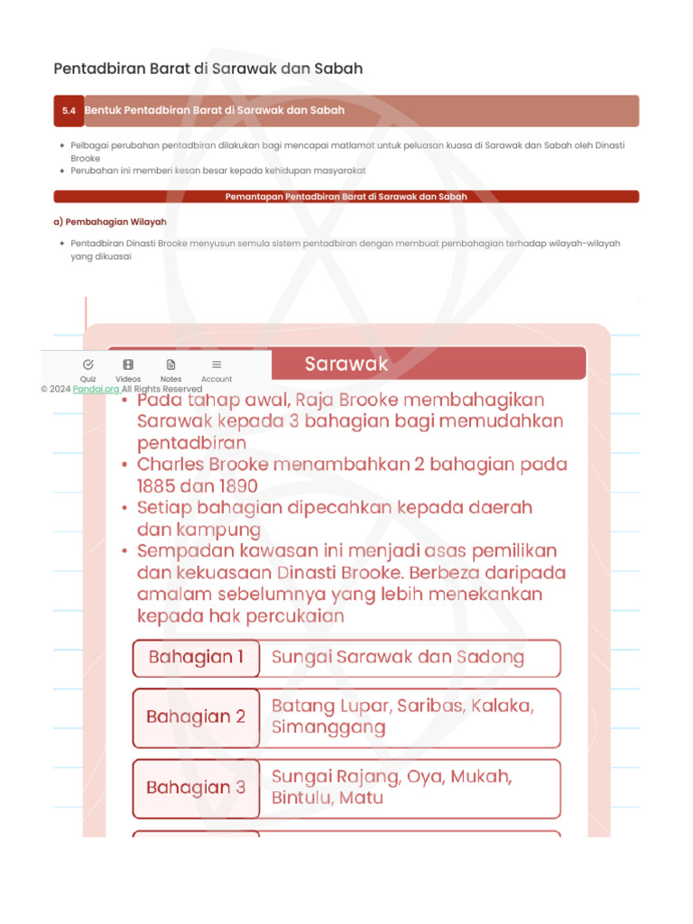 Pentadbiran Barat di Sarawak dan Sabah 4 | PDF