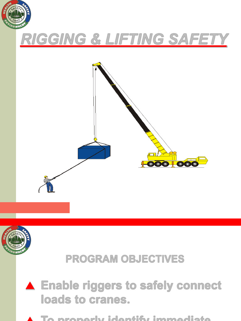 Rigging and Lifting Safety | PDF | Crane (Machine) | Safety