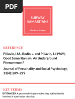 Piliavin Et Al 1969 | PDF | Cognition | Methodology