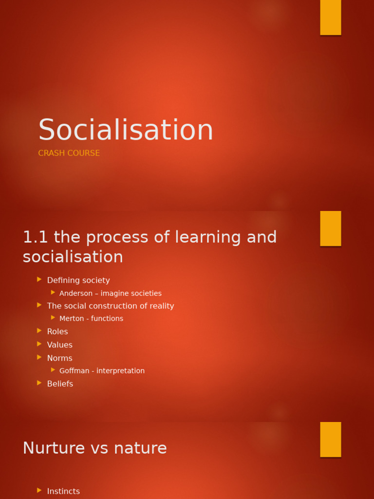 Socialisation Crash Course | PDF | Marxism | Socialization