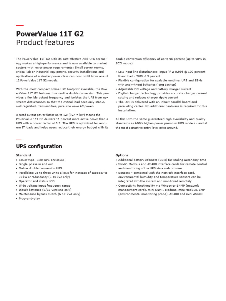 ABB_PowerValue_11T_G2_EN-2g | PDF