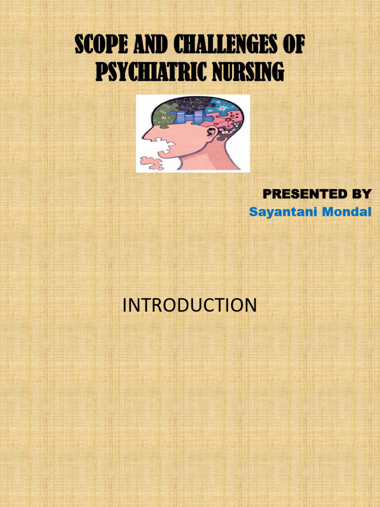 Scope and Challenge | PDF | Mental Health | Psychiatry