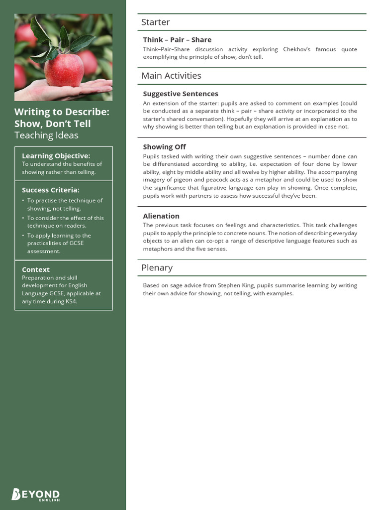 Teaching Ideas | PDF