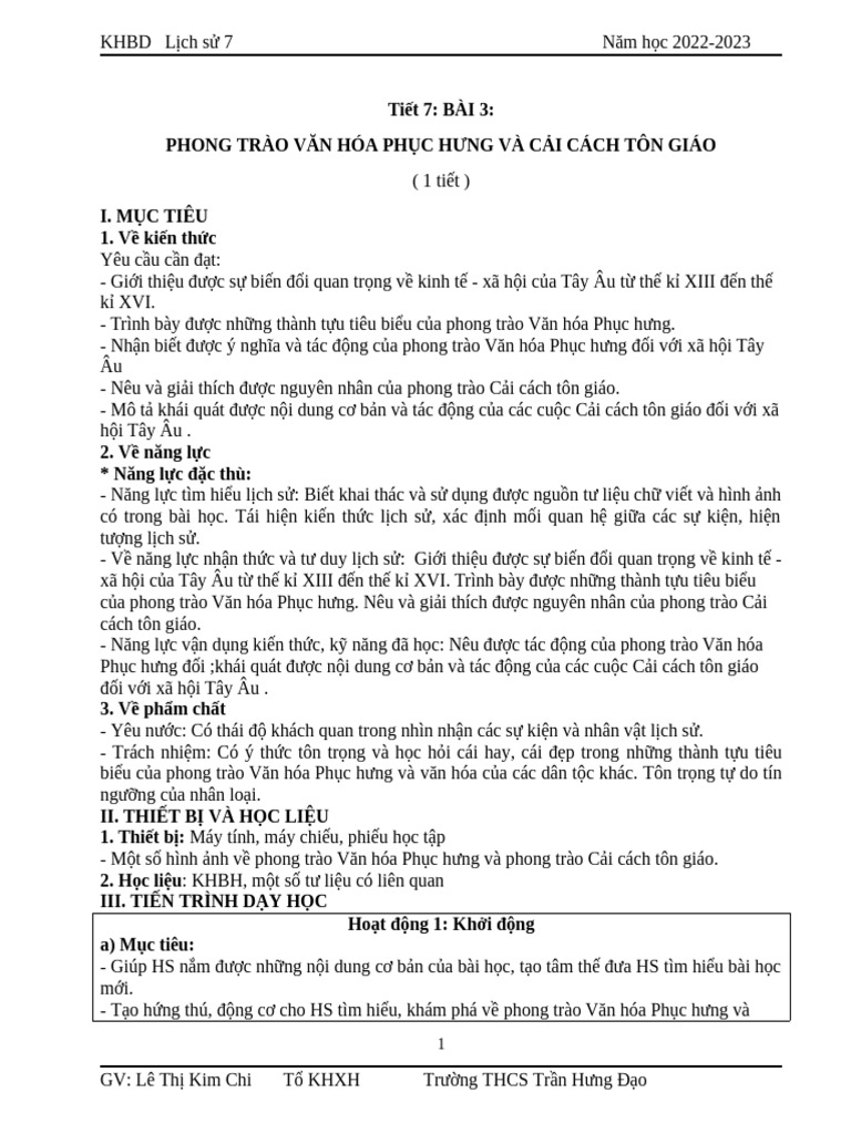 Bài 3 Su 7 KNTT | PDF