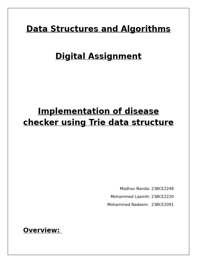 DSA_DA_Report | PDF | Algorithms And Data Structures | Computing