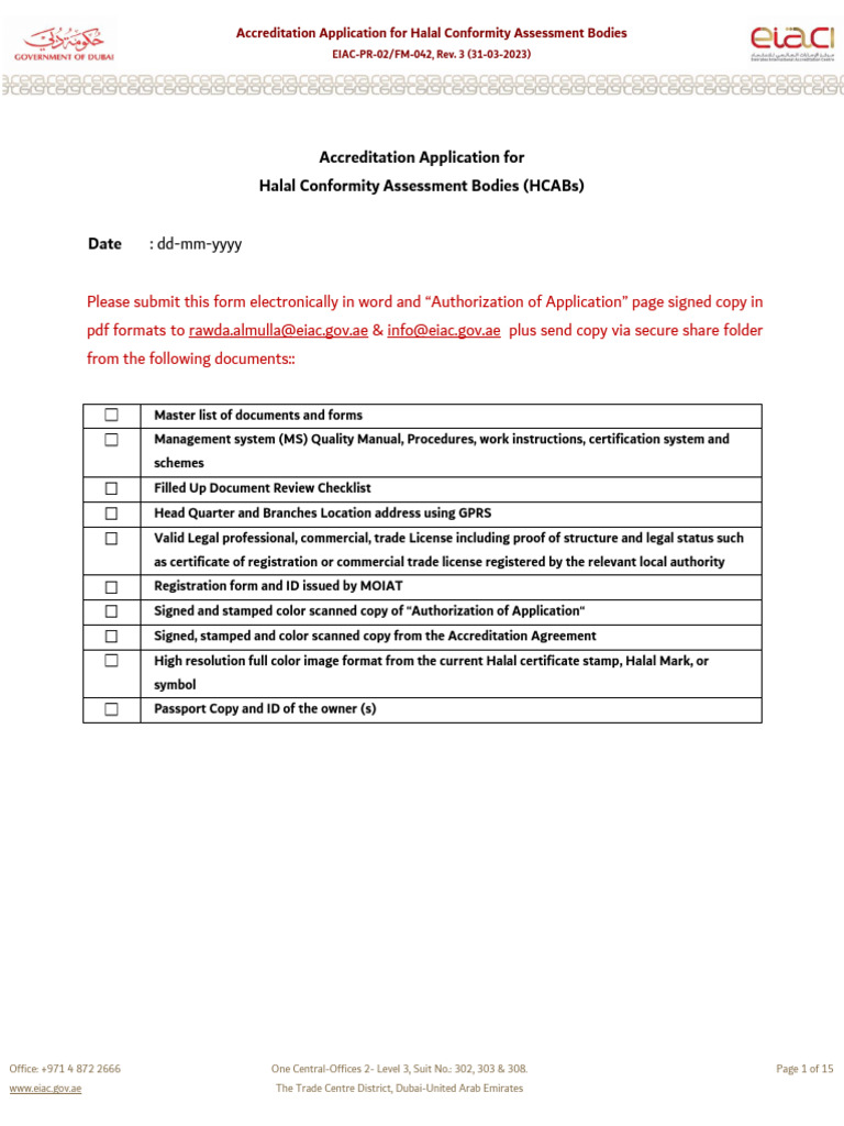 Application_form_for_Halal_bodies__Rev.3_UMFQvyF | PDF | Audit ...