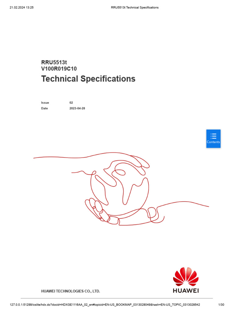 Huawei RRU5513t | PDF | Lte (Telecommunication) | Gsm