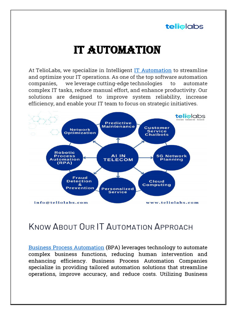 IT Automation | PDF | Automation | Business Process