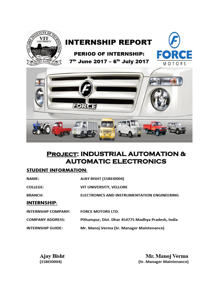 Internship Report Ajay Bisht PDF | PDF | Rectifier | Direct Current