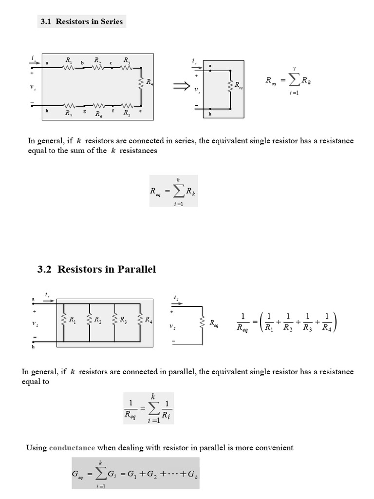 Ch3-Print | PDF | Series And Parallel Circuits | Metrology