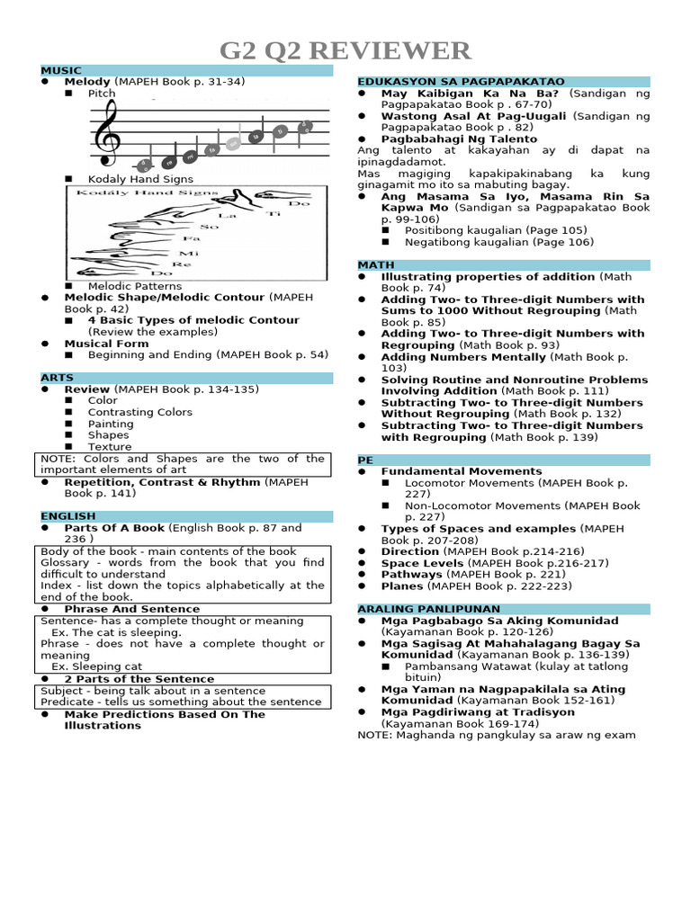G2 Q2 Reviewer | PDF