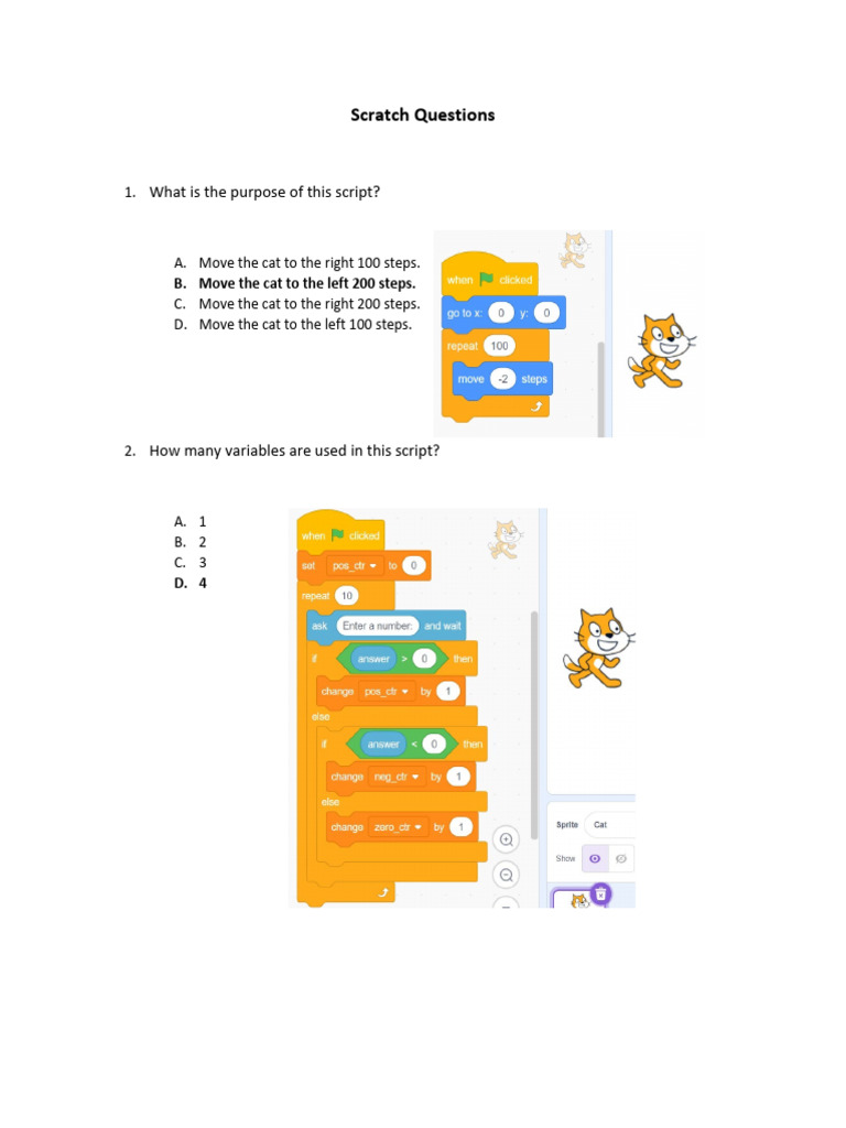 Scratch Samples | PDF