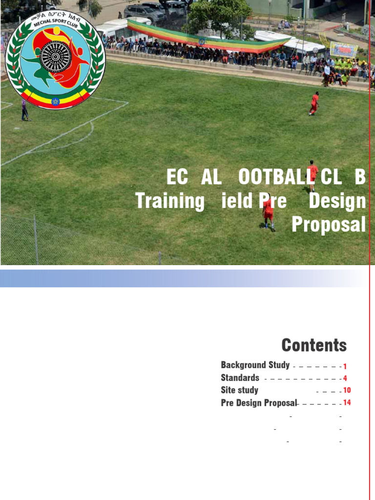 Mechal FC Training Field Proposal | PDF
