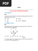 Circle Theorems Practice Questions | PDF | Circle | Euclid