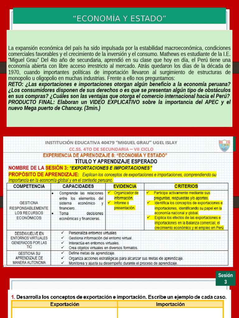 SESIÓN 3 CCSS 4° | PDF