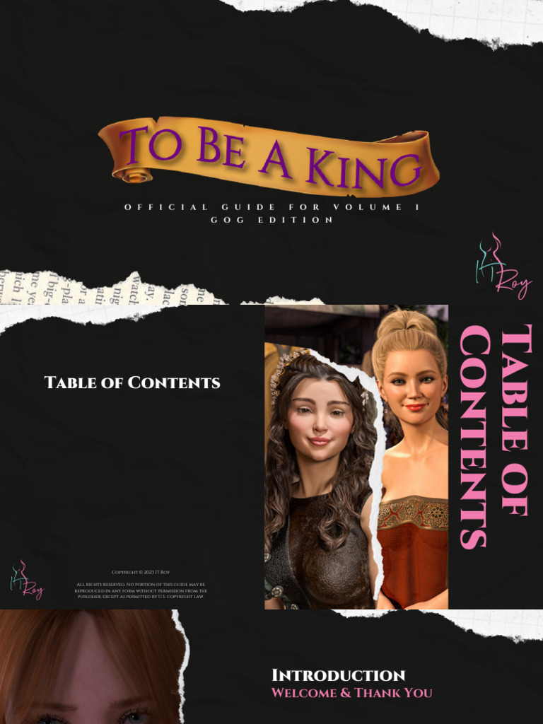 To Be A King Volume 1 - Official Guide | PDF