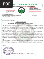 NYSC Medical Fitness Certificate Sample | PDF | Self-Improvement