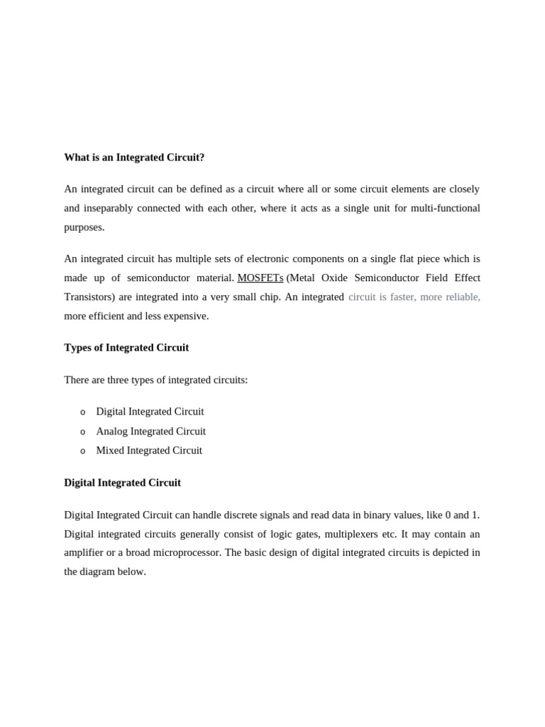 Digital Integrated Circuit | PDF | Integrated Circuit | Electronic Circuits