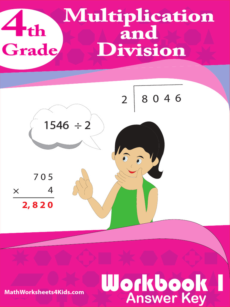 Workbooks - 4th Grade - Mul Div Key1 | PDF