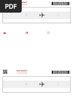 Air India Boarding Pass | PDF | Transport | Aviation