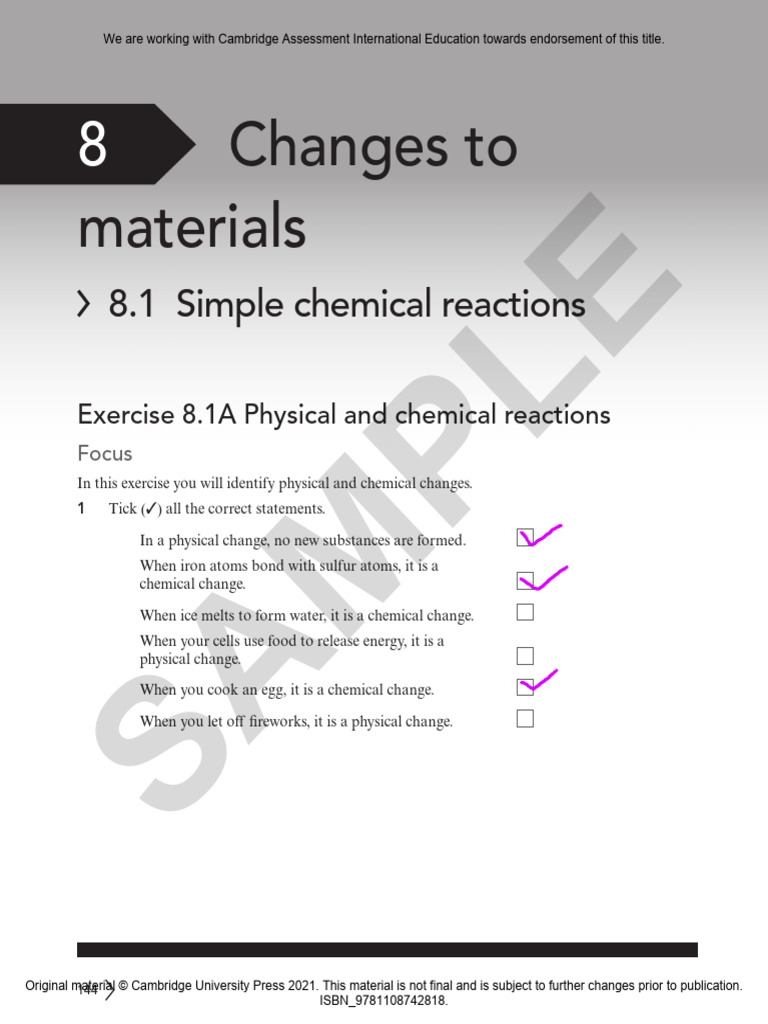 Zinc and Hydrochloric Acid Reaction | PDF | Magnesium | Chemical Substances