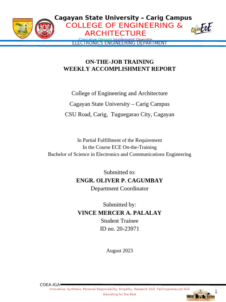 Accomplish Report - Ian Wendell S. Rumaguera | PDF | Printed Circuit ...