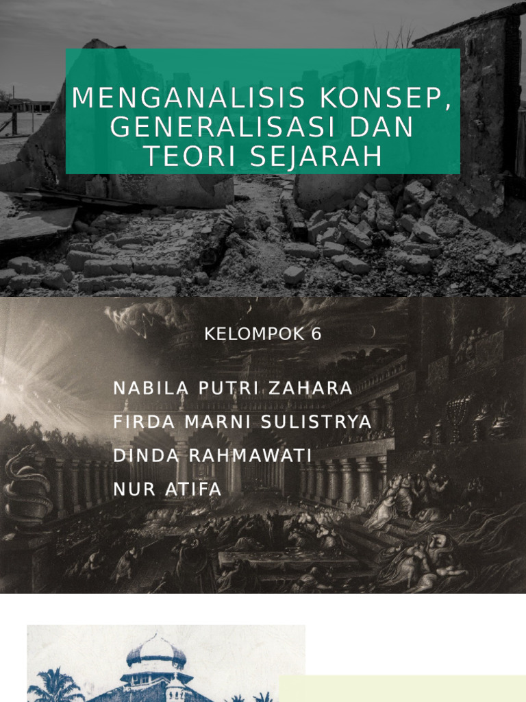 Menganalisis Konsep, Generalisasi Dan Teori Sejarah Ips | PDF