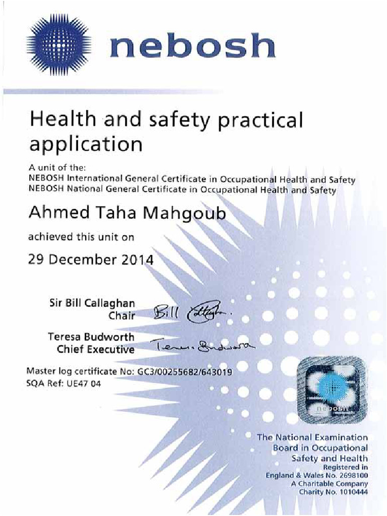 Practical NEBOSH | PDF