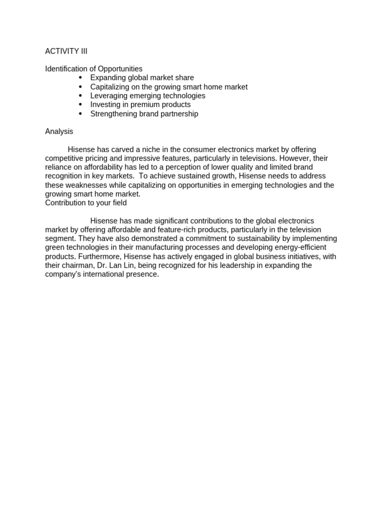 ACTIVITY 23Analysis | PDF