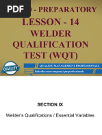 ASME IX Welder Qualification Ranges | PDF | Welding | Construction
