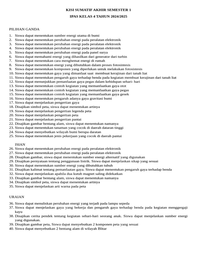 KISI IPAS | PDF