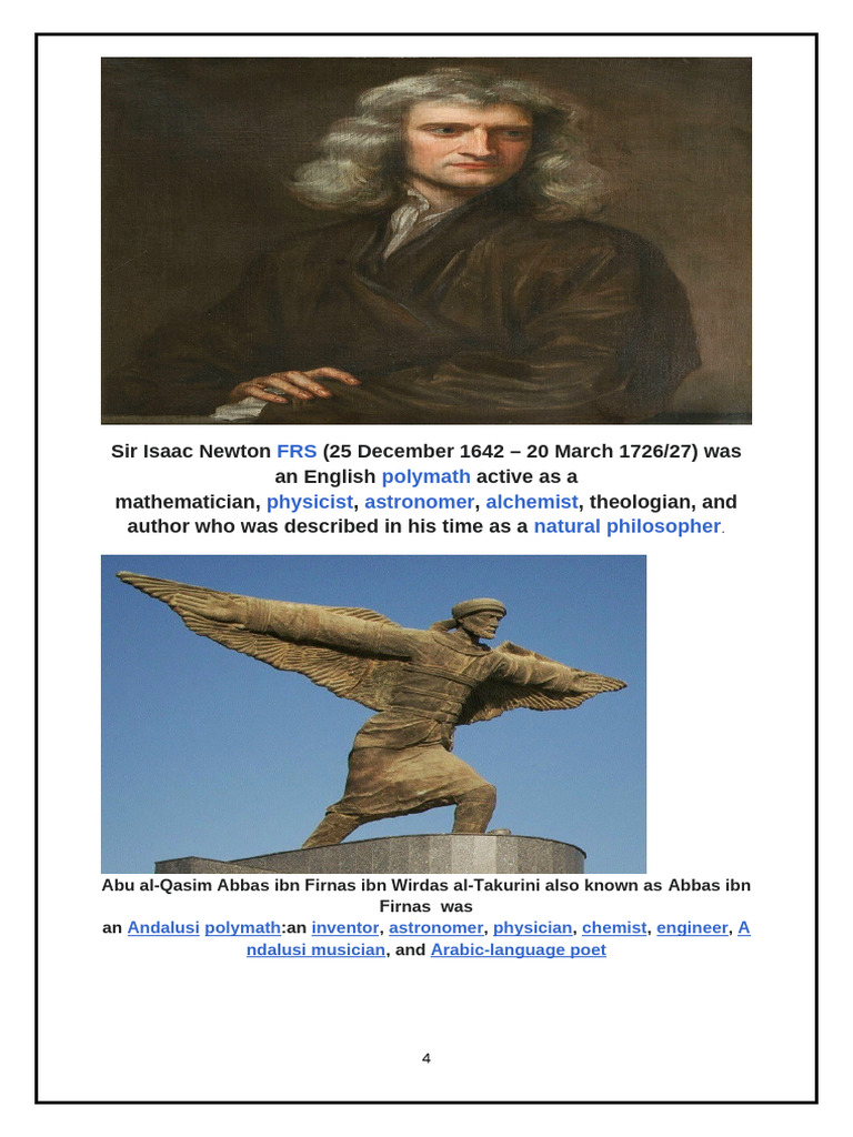 Famous Polymaths and Innovators | PDF