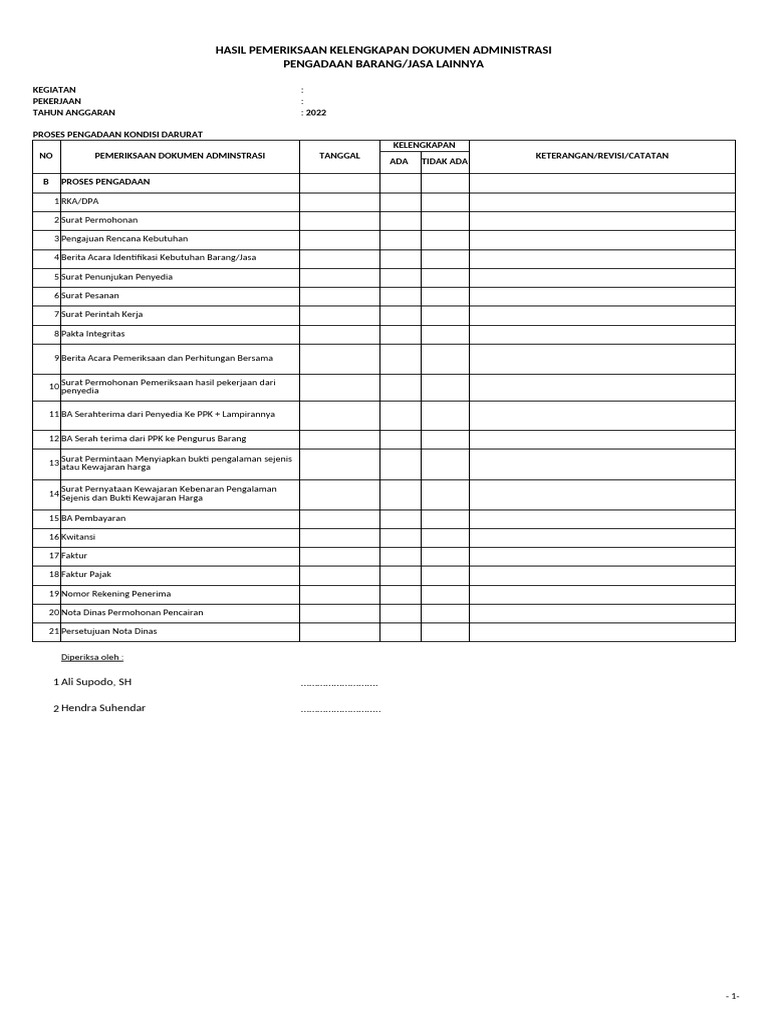 Dok Verifikasi Paraf | PDF