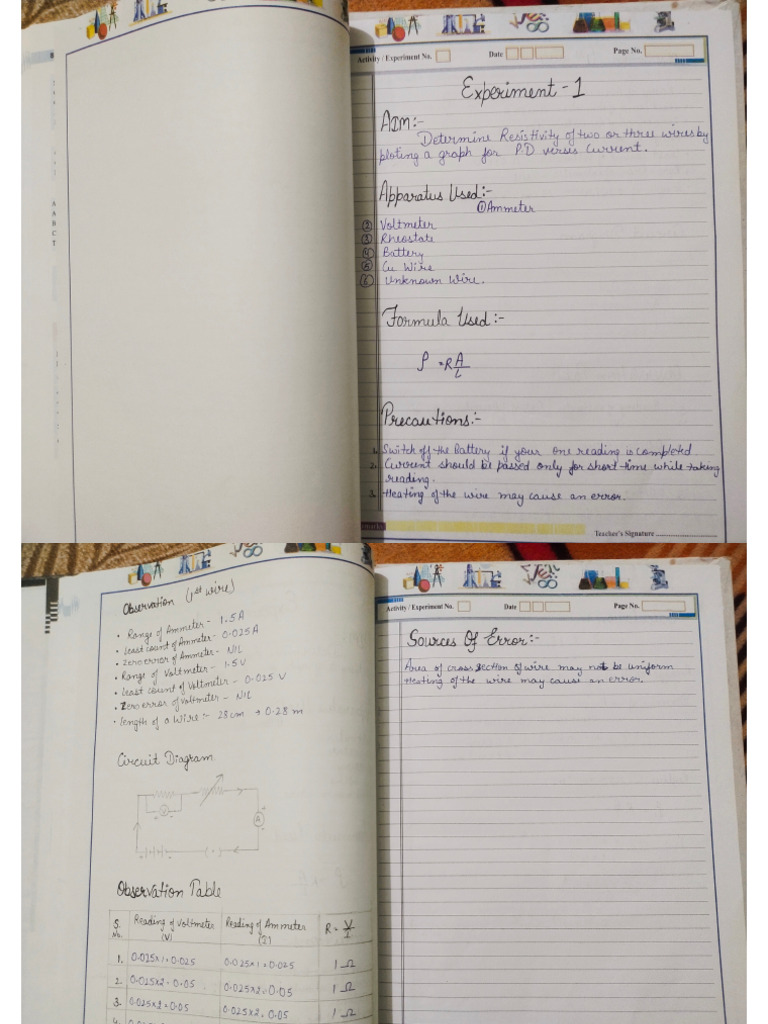 Physics Practical File | PDF