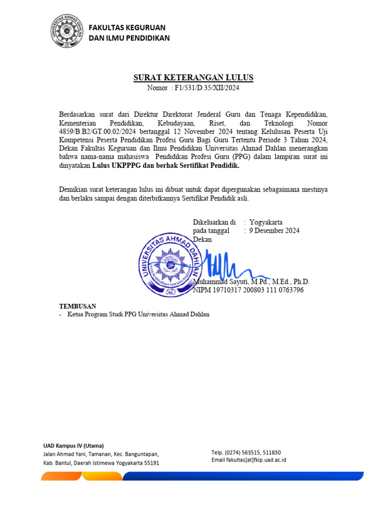 Skl Ppg Gt 2 Tahun 2024 | PDF