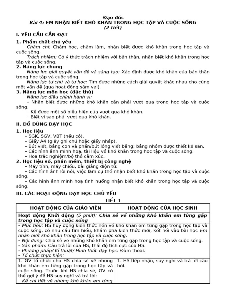 KHBD -ĐẠO ĐỨC-TUẦN 9_LỚP 5_CTST | PDF